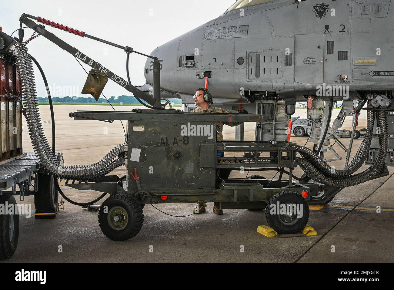 127th Aircraft Maintenance Squadron weapons load crew member Tech. Sgt ...
