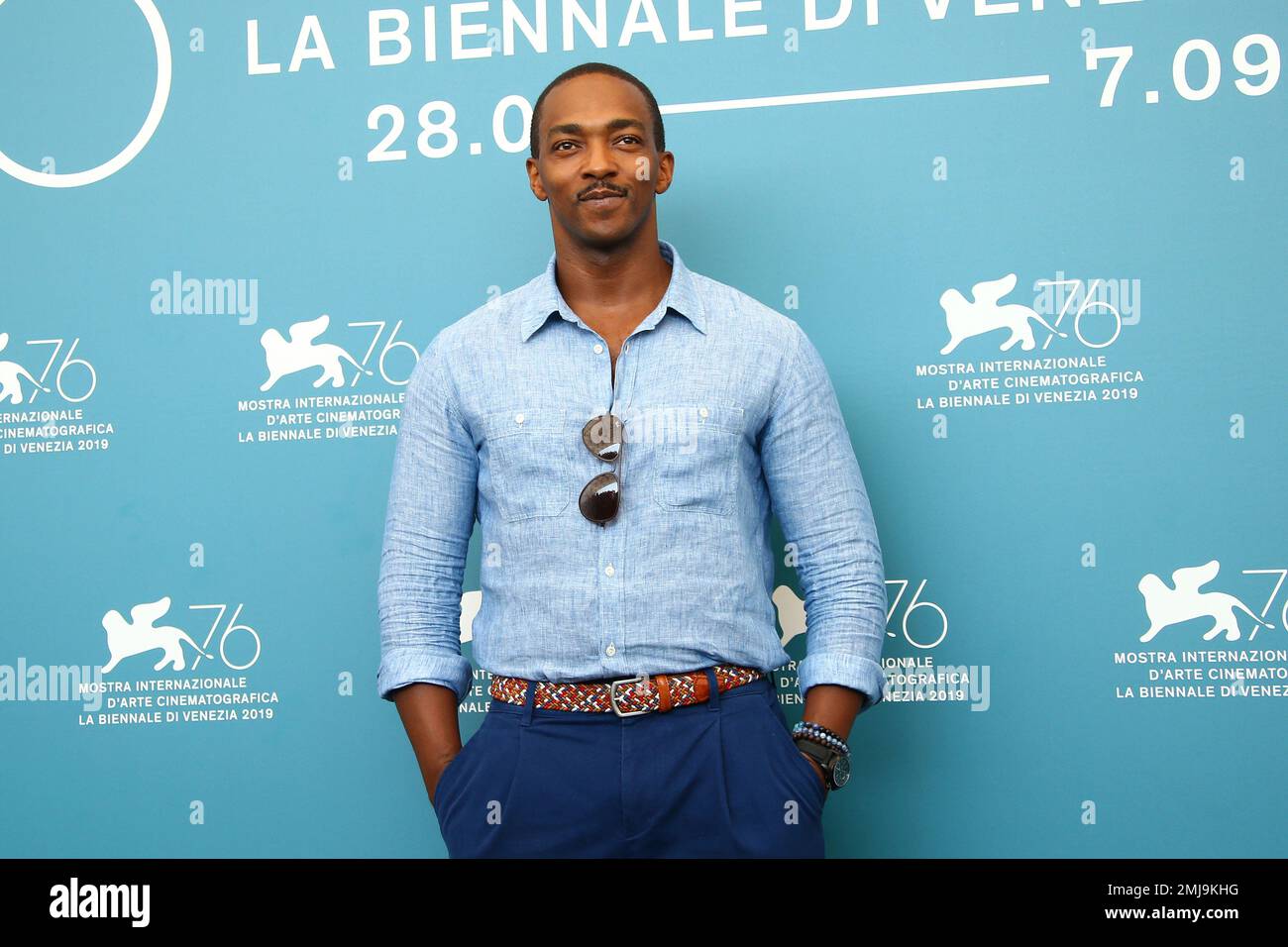 Anthony Mackie poses for photographers upon arrival at the premiere of ...