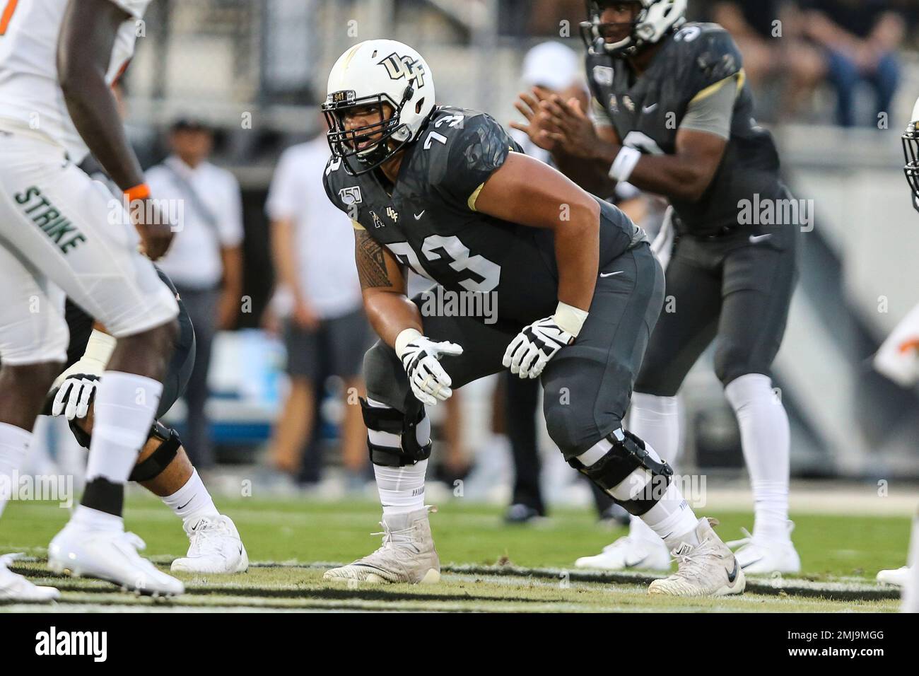 Central Florida offensive lineman Samuel Jackson (73) during an NCAA ...