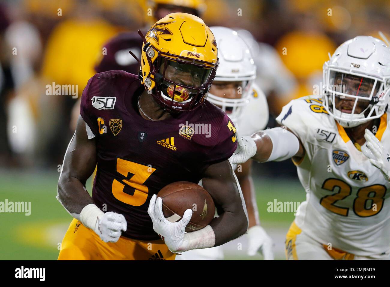 Arizona State Sun Devils running back Eno Benjamin (3) during an NCAA ...