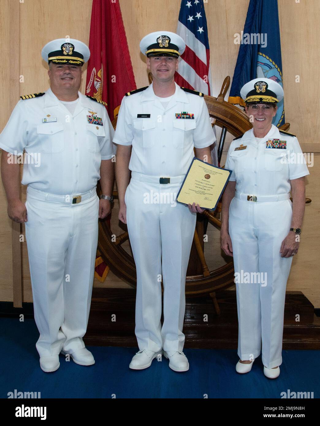 NEWPORT, R.I. (Aug. 26, 2022) An Officer Development School (ODS) class ...