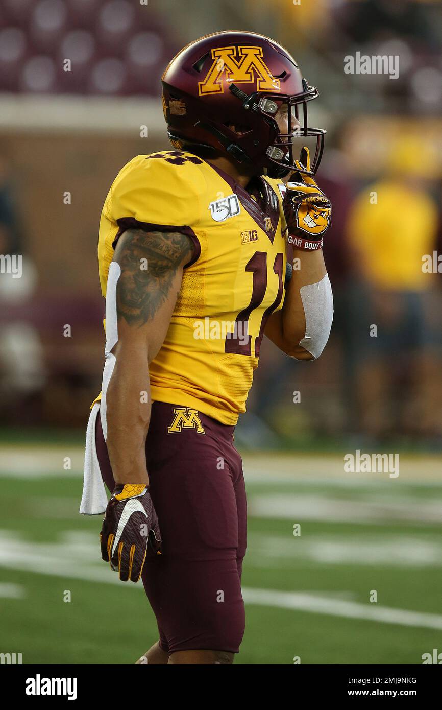 Minnesota defensive back Antoine Winfield Jr. (11) against South Dakota ...