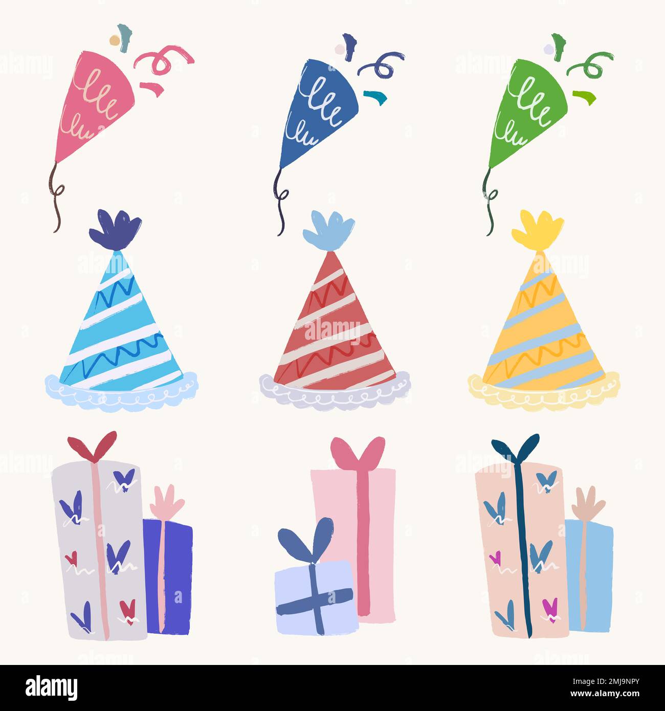 Celebration party sticker vector set Stock Vector Image & Art - Alamy