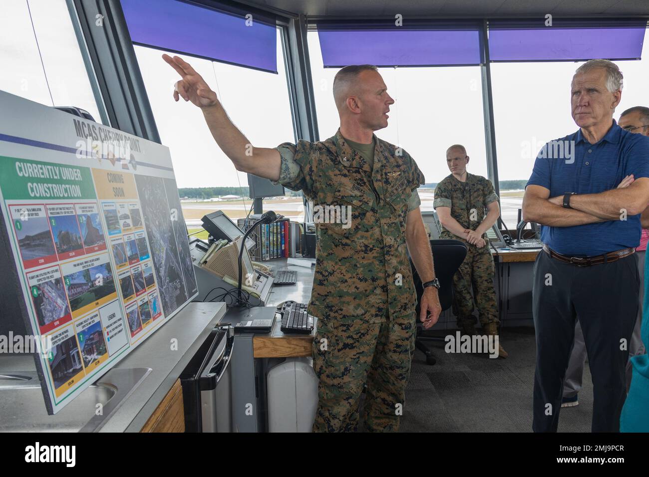 Marine Corps Air Station (MCAS) Cherry Point Commanding Officer Col ...