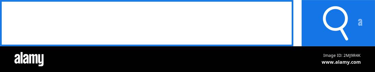 Blue Internet search box icon. Web search. Editable vector Stock Vector ...