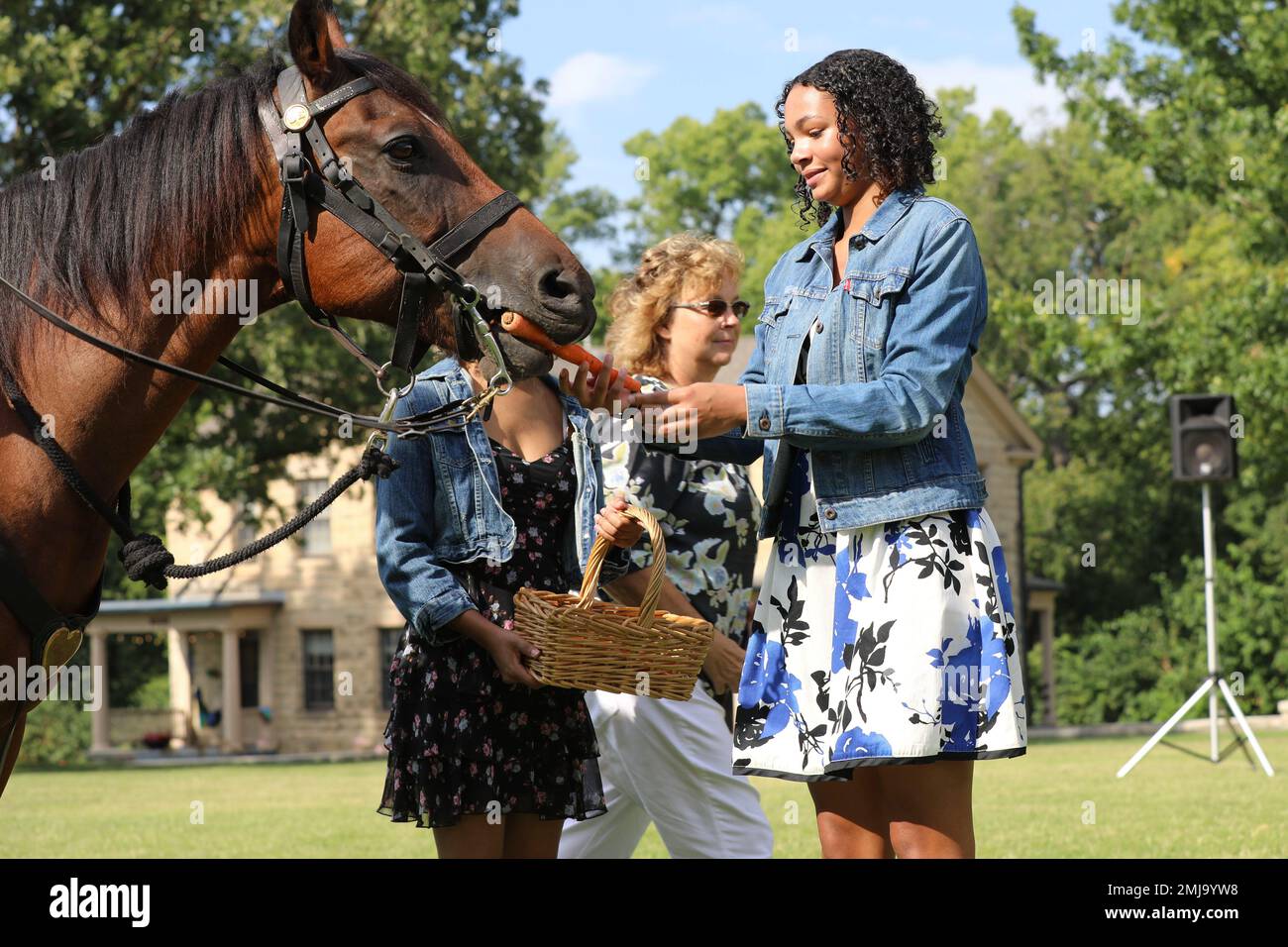 Aryana and Sasha Cebula, the daughters of Fort Riley outgoing Dental ...