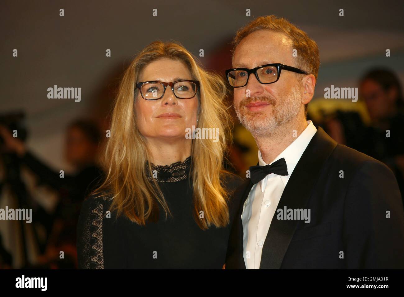 Director James Gray, right, and his wife Alexandra Dickson Gray pose ...