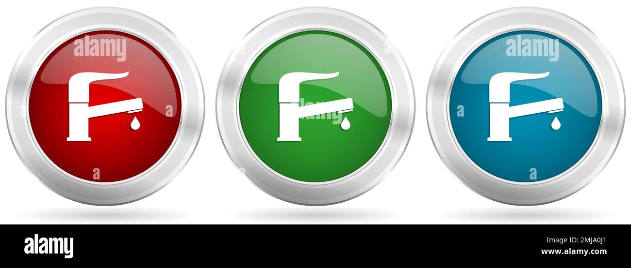 Chrome tap Stock Vector Images - Alamy