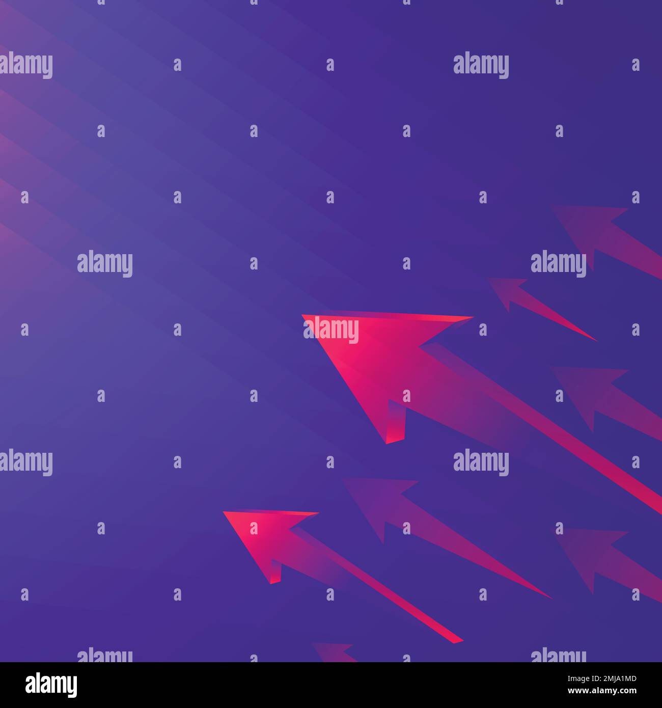 Purple arrow background, modern border, technology concept vector Stock ...