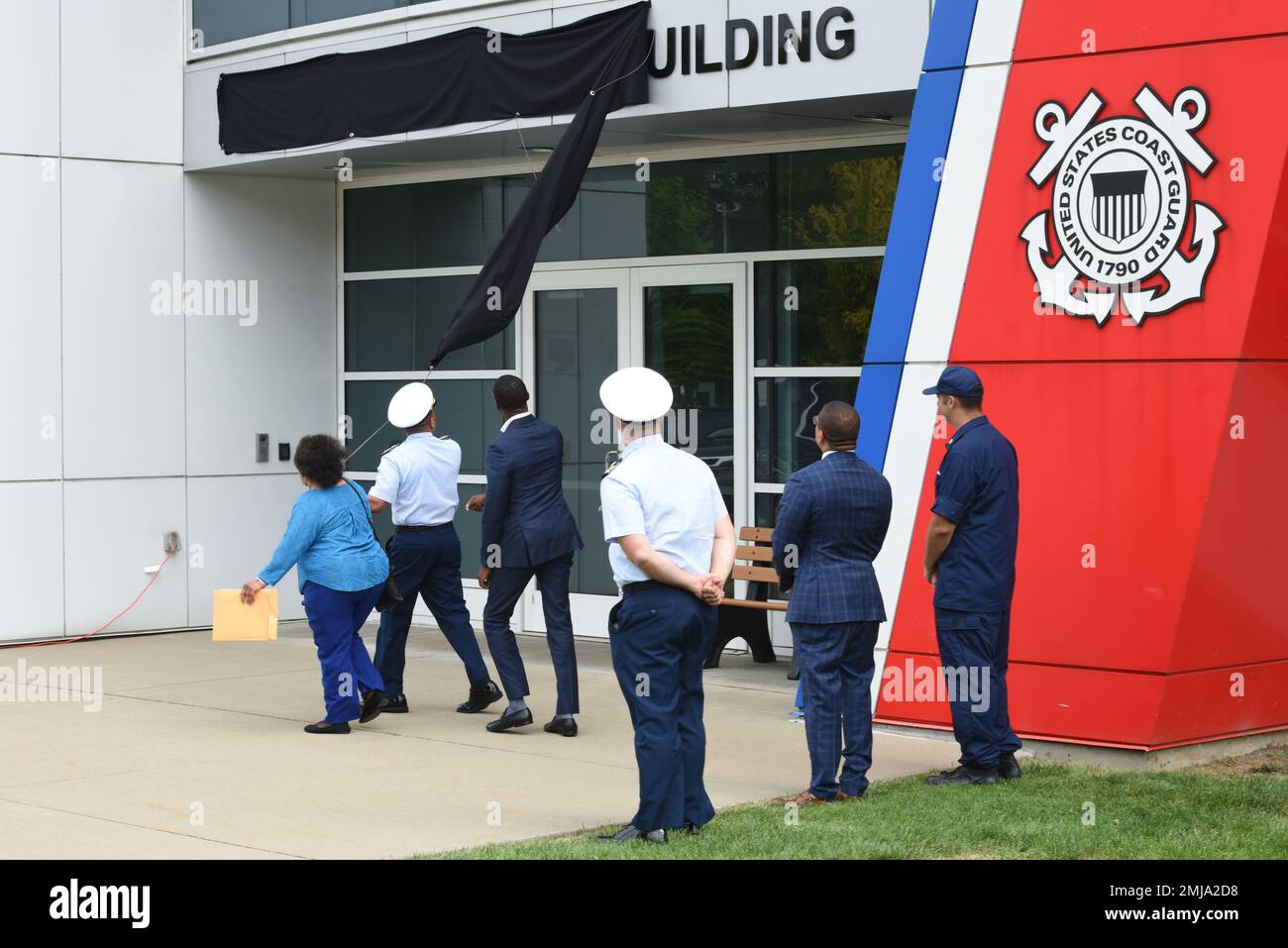 U.S. Coast Guard Rear Adm. Michael J. Johnston, Commander, Ninth Coast ...