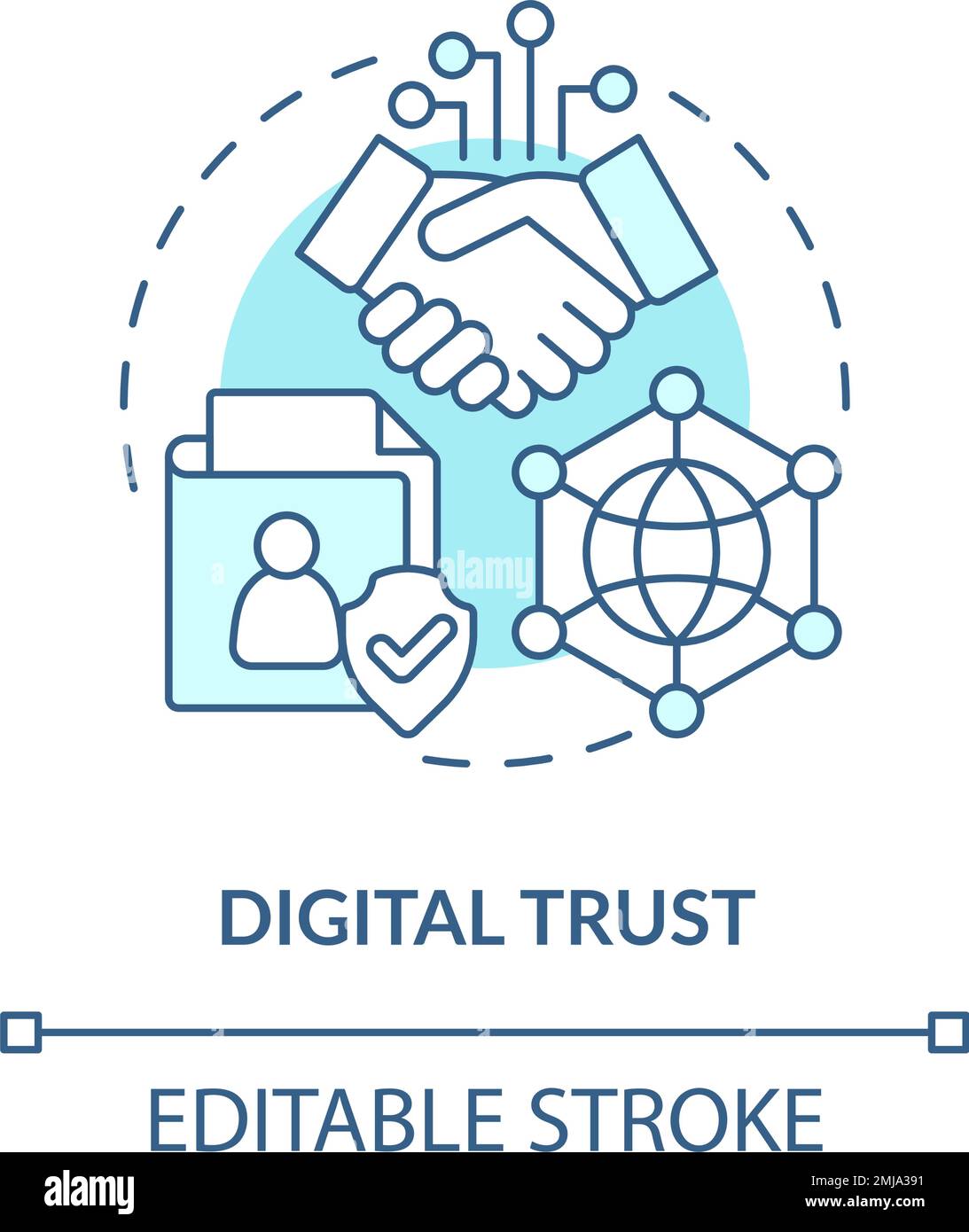 Ict business logo Stock Vector Images - Alamy