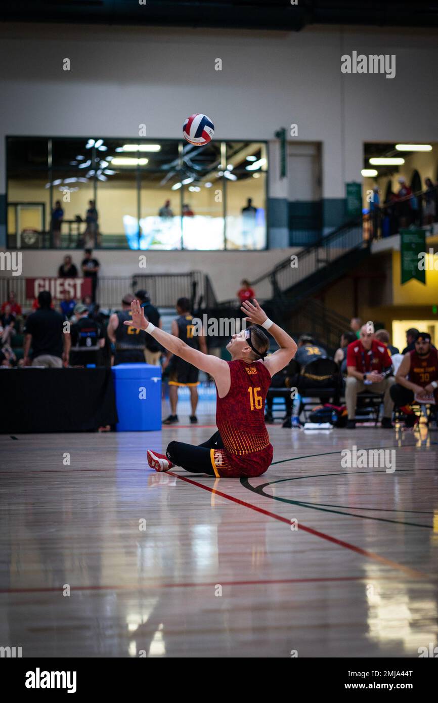 Lance Cpl Wesley Pincince, veteran, Team Marine Corps, competes in ...