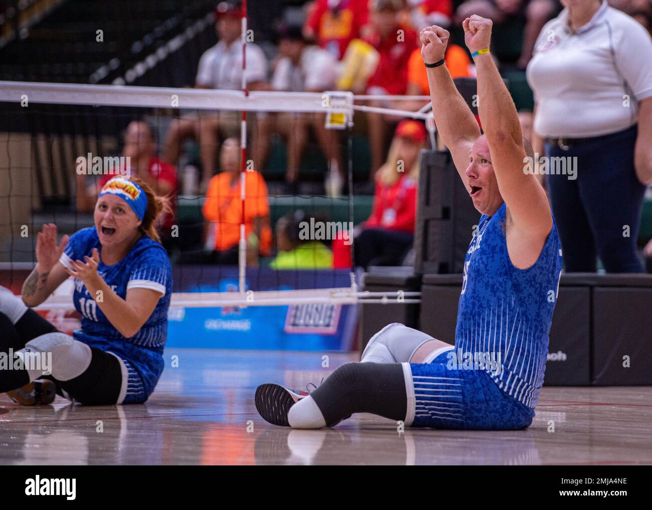 U.S. Air Force Staff Sgt. Carly Johnson (Left.) and Senior MSgt ...