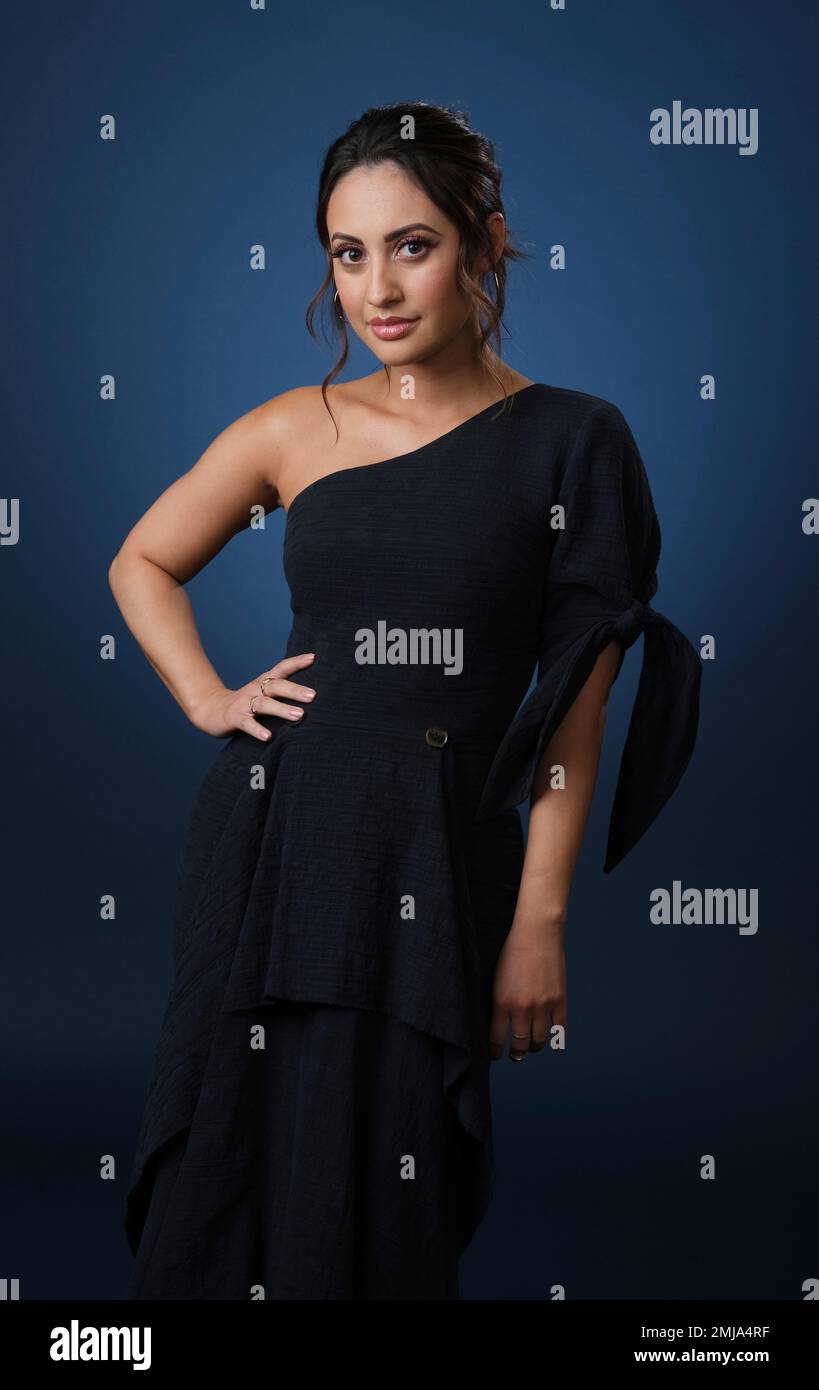 This July 2, 2019 photo shows actress Francia Raisa, a cast member in ...