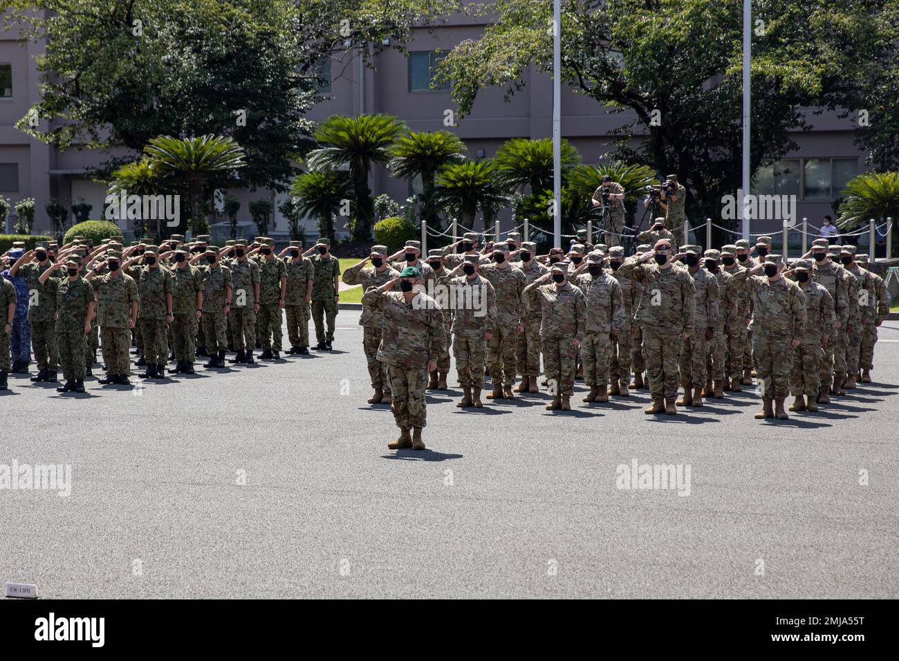 U.S. Army Soldiers and members of the Japan Ground Self Defense Force ...