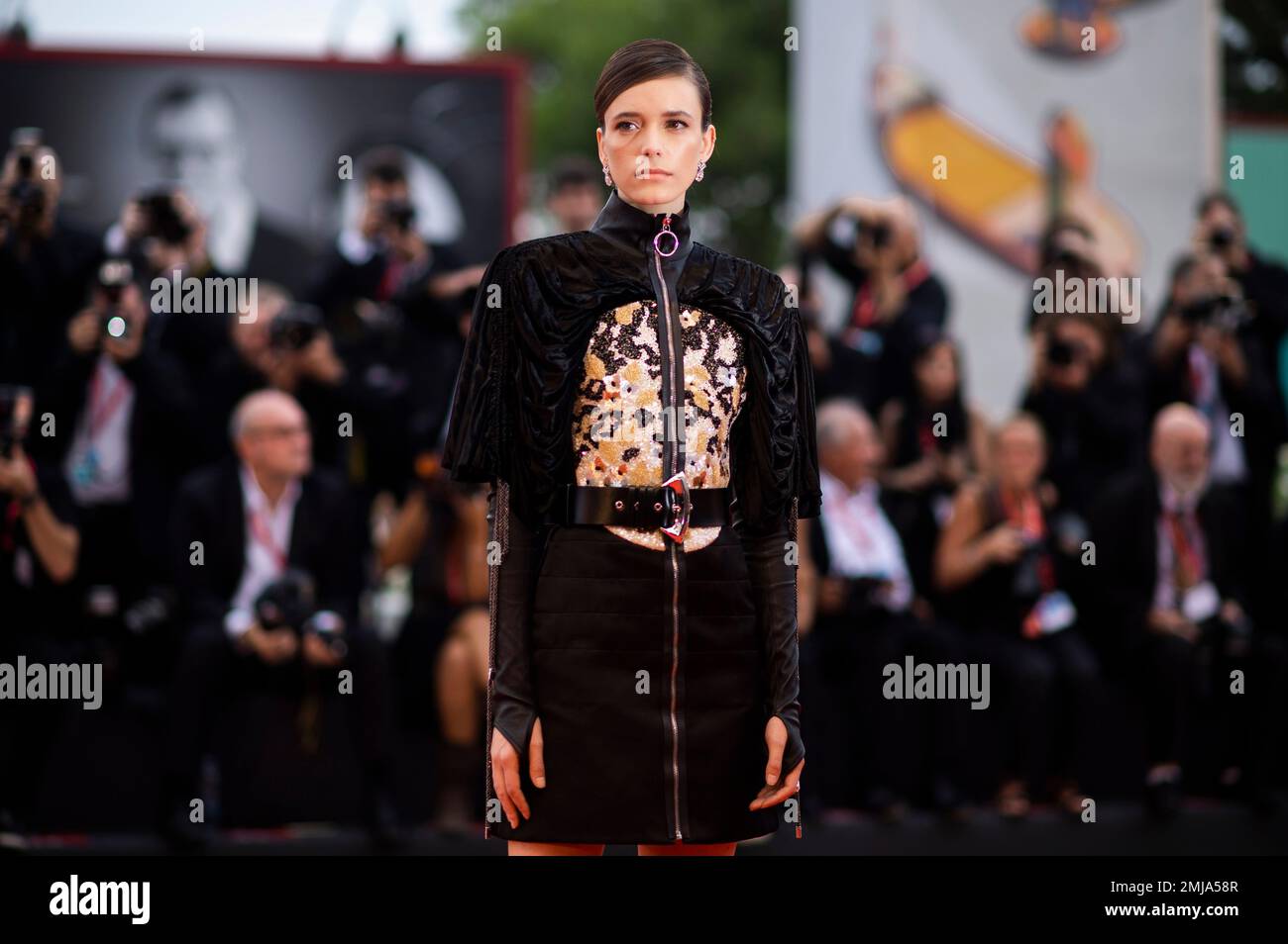 Jury member Stacy Martin poses for photographers upon arrival at the ...