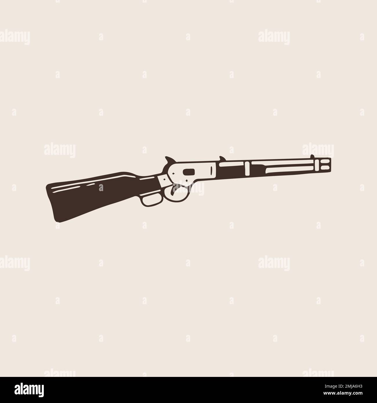 gun sketch hand drawin Stock Vector Image & Art - Alamy