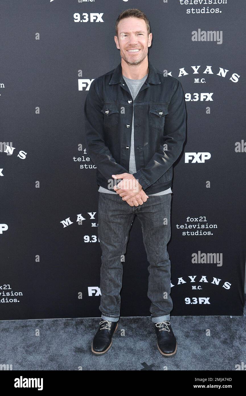 Nate Boyer attends the LA premiere of "Mayans M.C." Season Two at ...