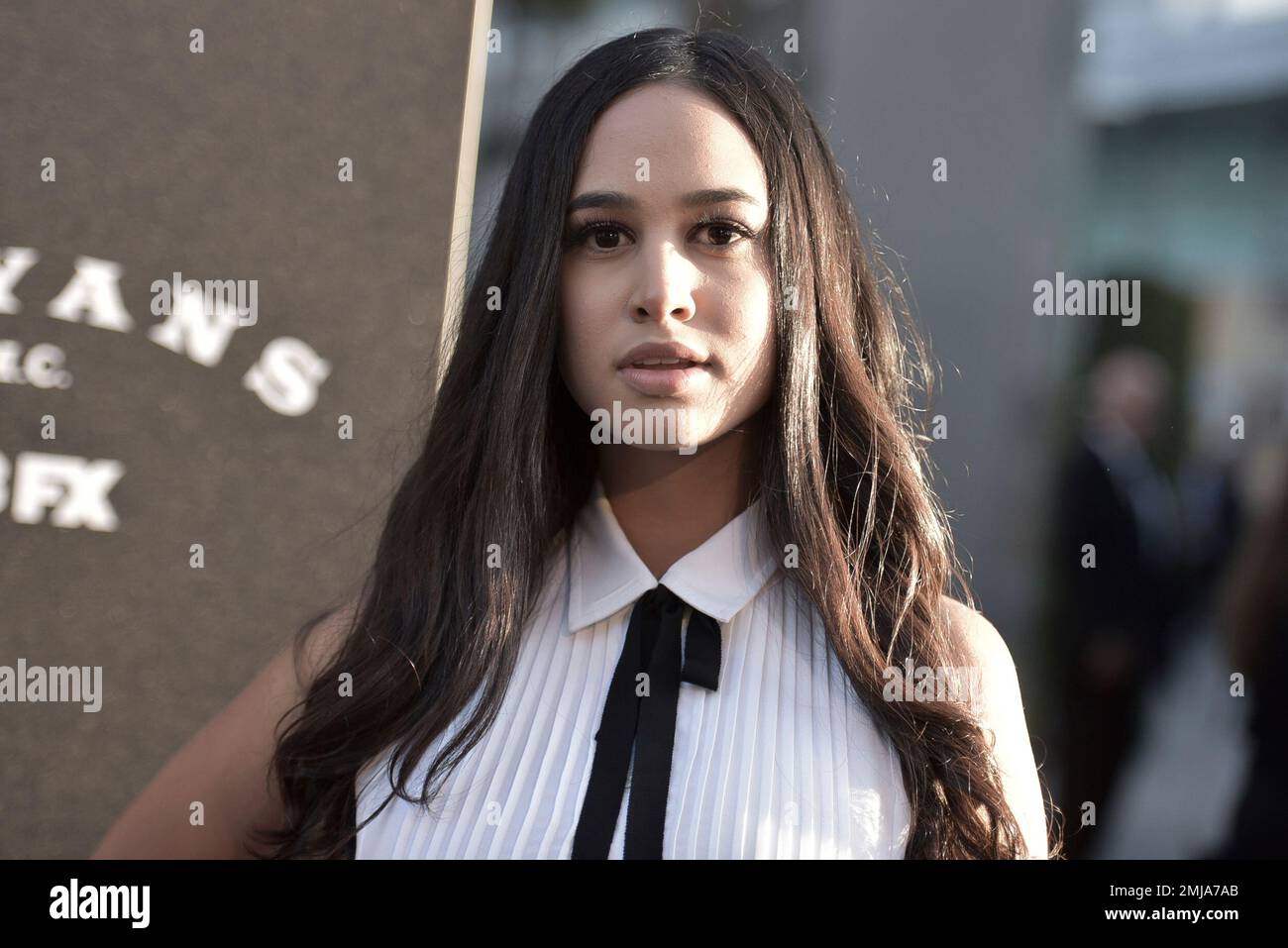 Emily Tosta attends the LA premiere of "Mayans M.C." Season Two at ...