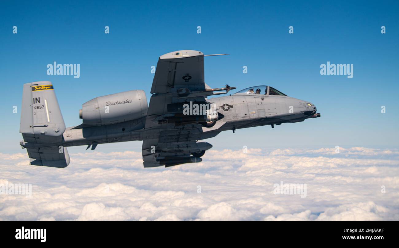 An A-10C Thunderbolt II aircraft assigned to the 122nd Fighter Wing ...