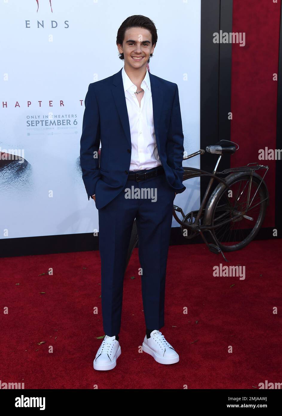 Cast member Jack Dylan Grazer arrives at the Los Angeles premiere of ...