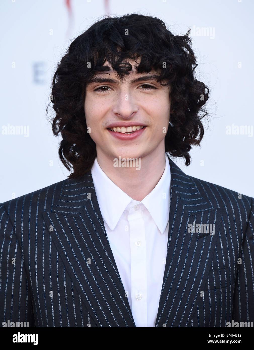 Cast member Finn Wolfhard arrives at the Los Angeles premiere of "It ...