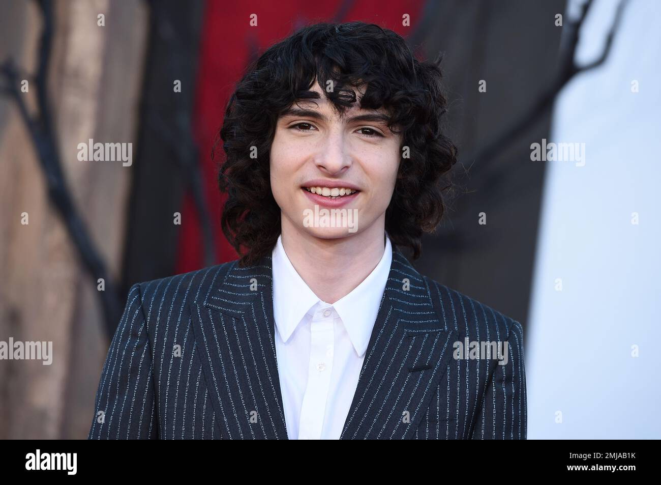Cast member Finn Wolfhard arrives at the Los Angeles premiere of "It ...