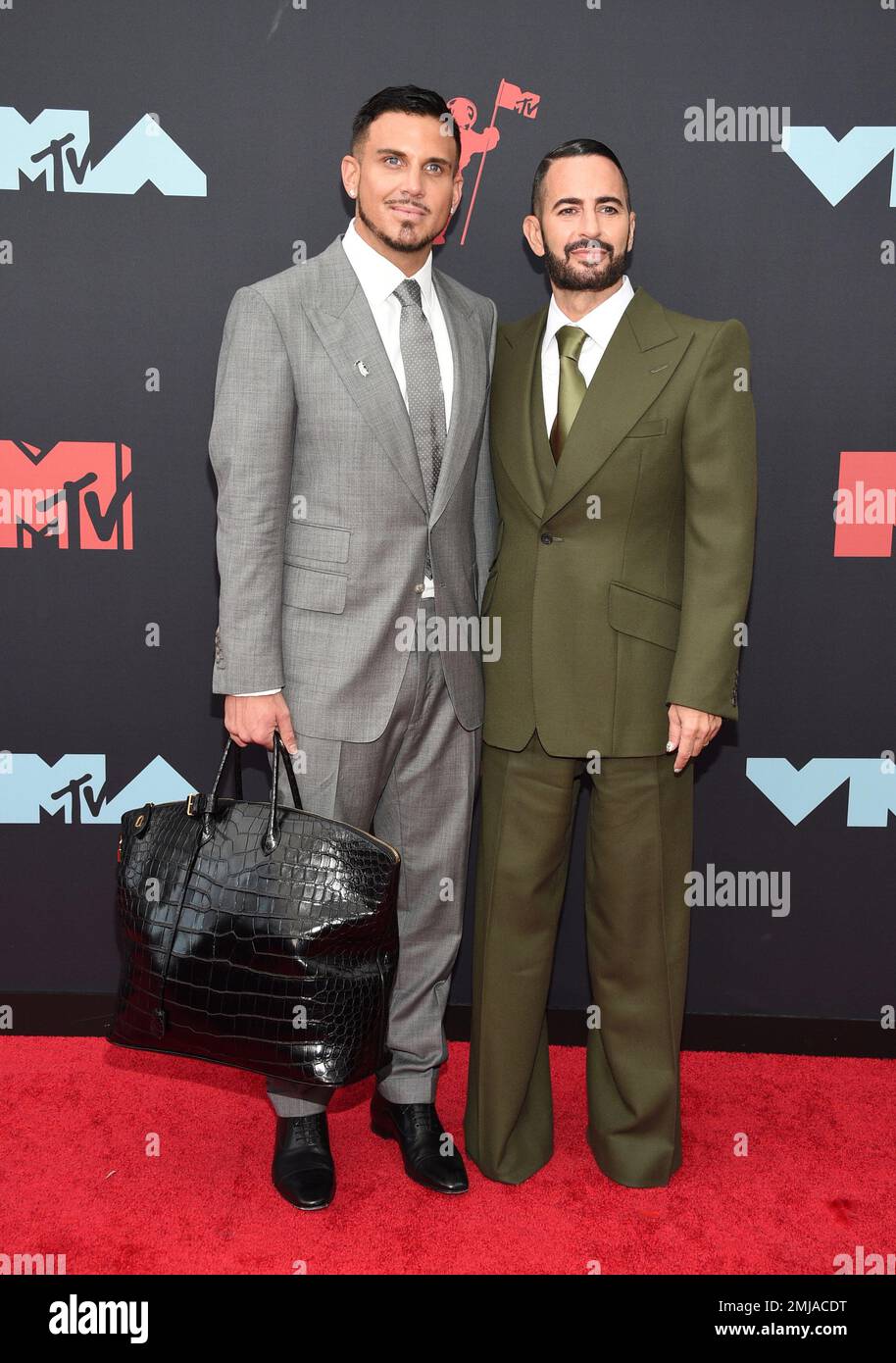 Charly Defrancesco, left, and Marc Jacobs arrive at the MTV Video Music ...