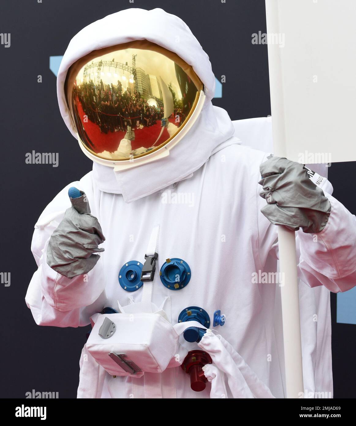 MTV Moon Man arrives at the MTV Video Music Awards at the Prudential ...