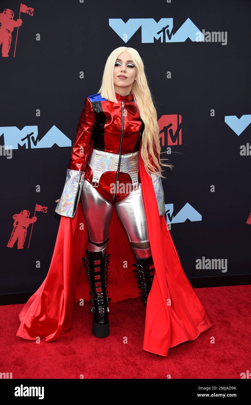 Ava Max arrives at the MTV Video Music Awards at the Prudential Center ...