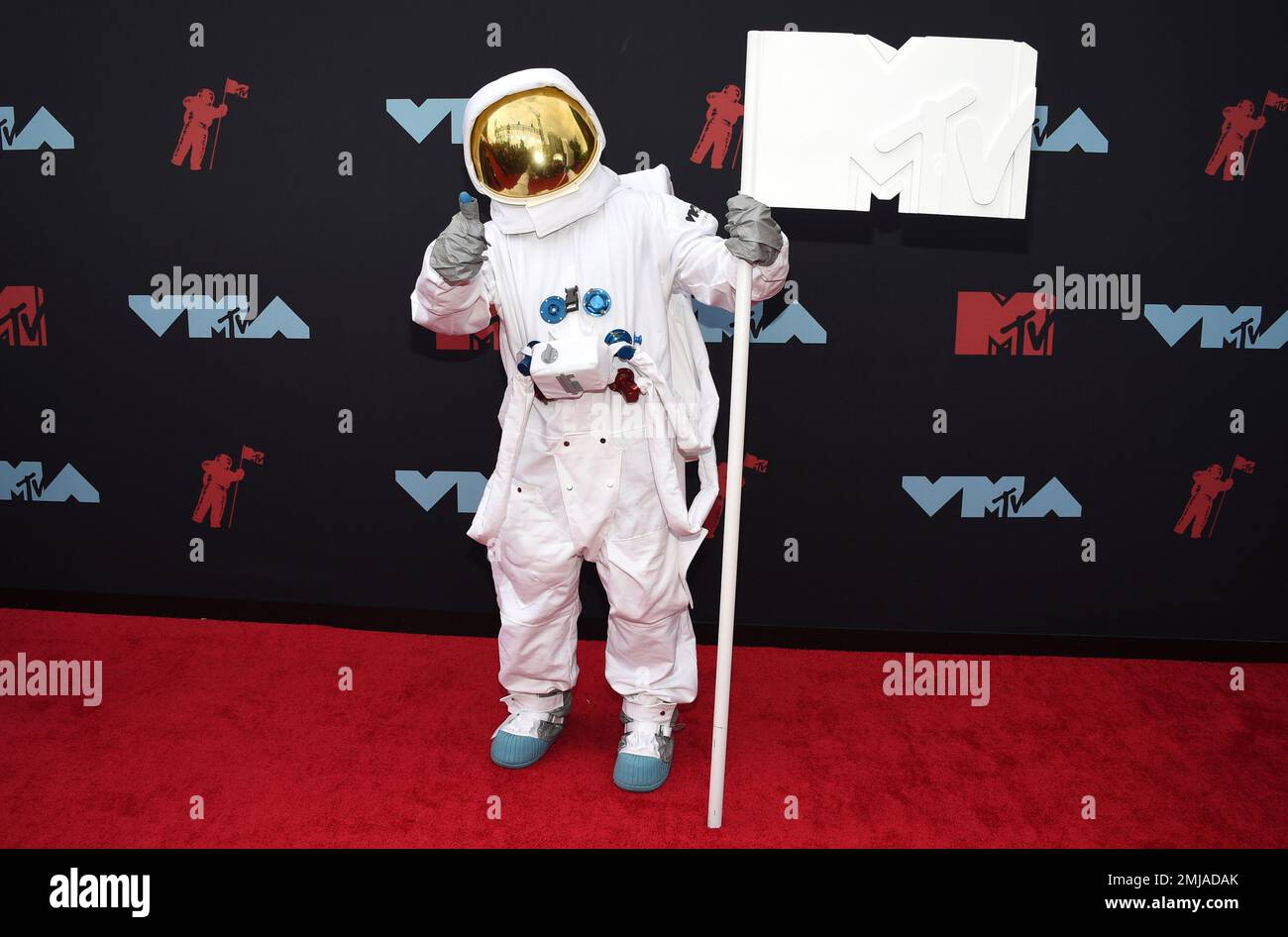 MTV Moon Man arrives at the MTV Video Music Awards at the Prudential ...