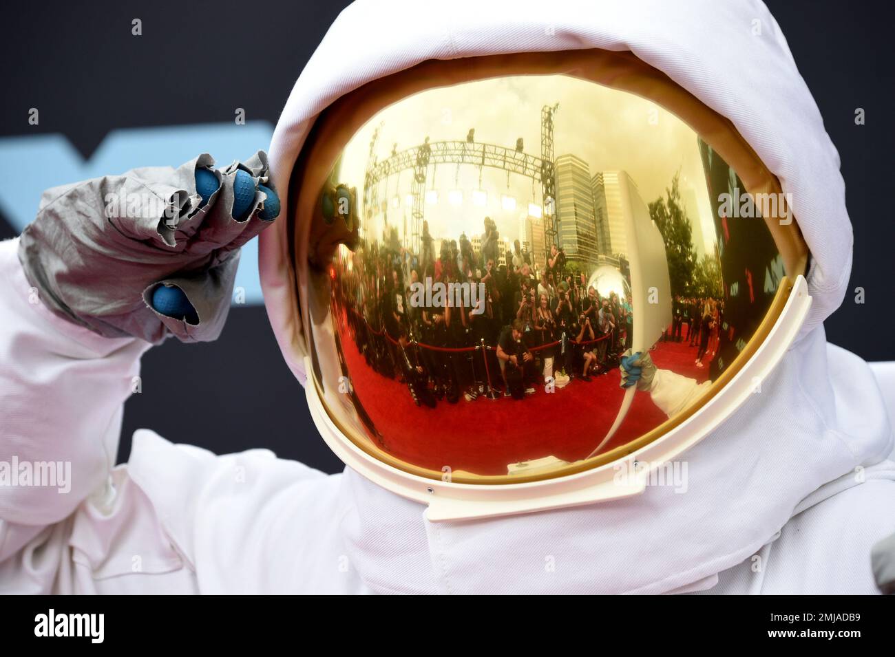 MTV Moon Man arrives at the MTV Video Music Awards at the Prudential ...