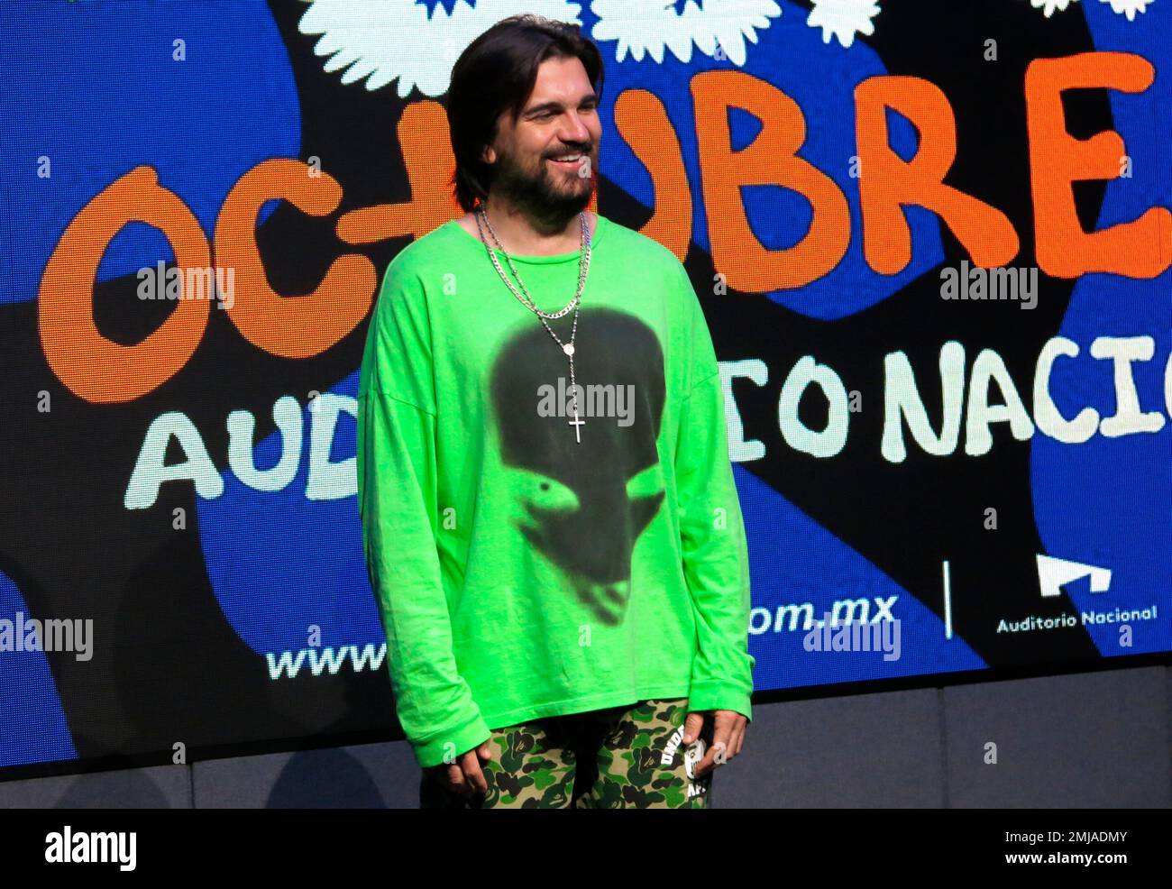 Colombian singer Juanes poses for portraits during a press conference ...