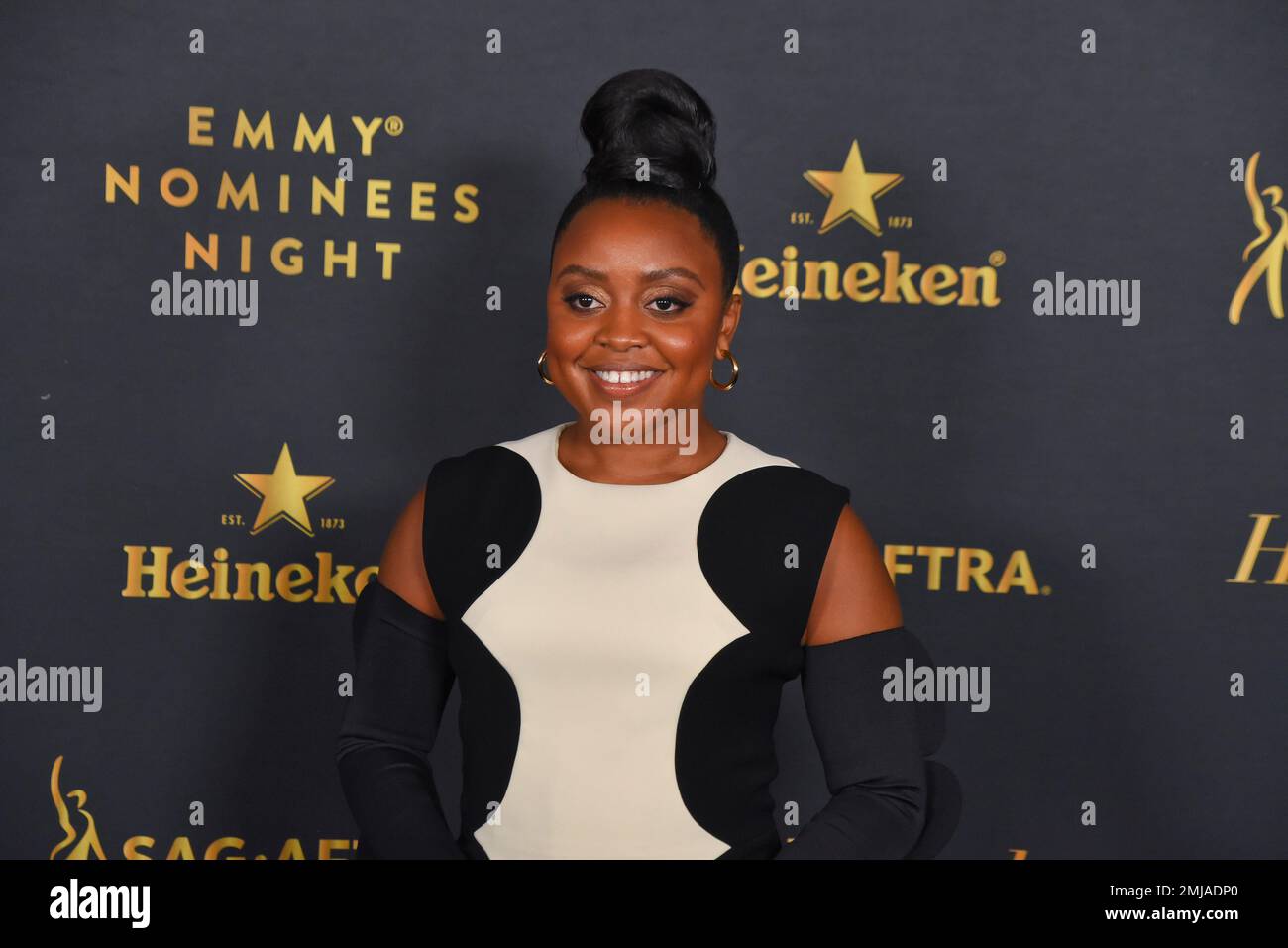 Quinta Brunson attends The Hollywood Reporter and SAG-AFTRA’s Emmy ...