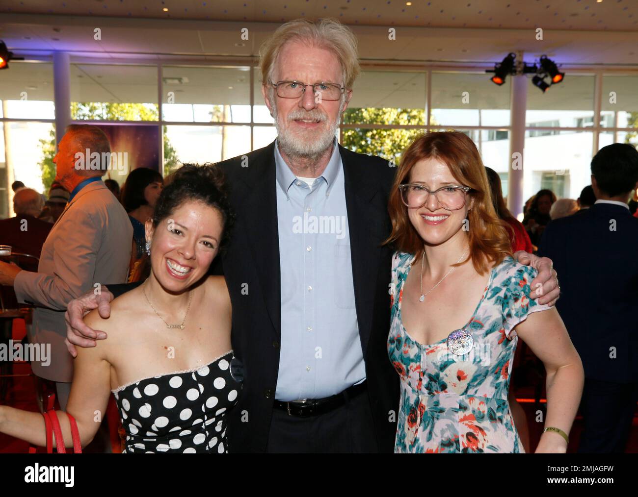 Roni Geva from left, Ed Begley Jr., and Margaret Katch attend the 2019 ...