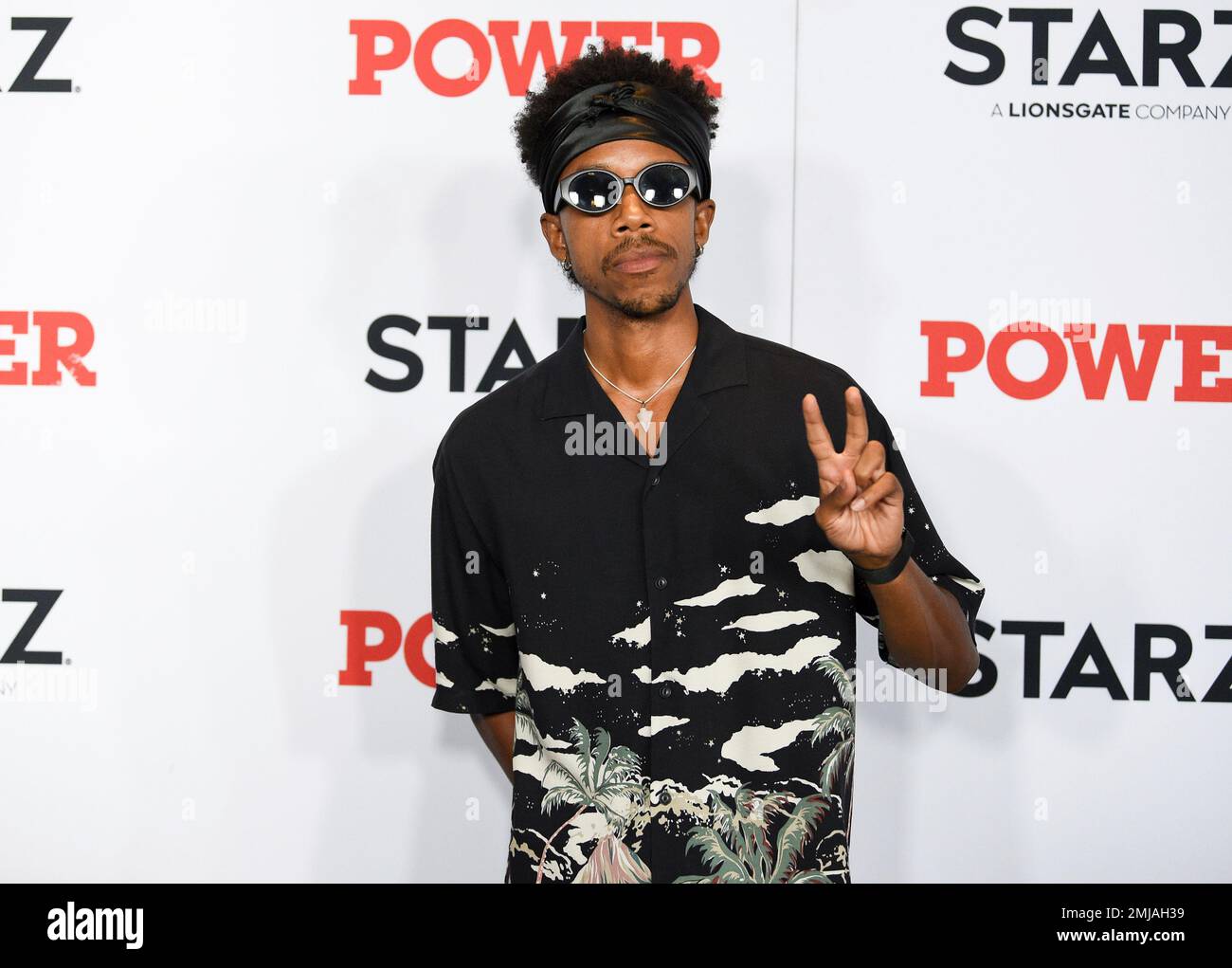 Darrell Britt-Gibson attends the world premiere of the Starz television ...