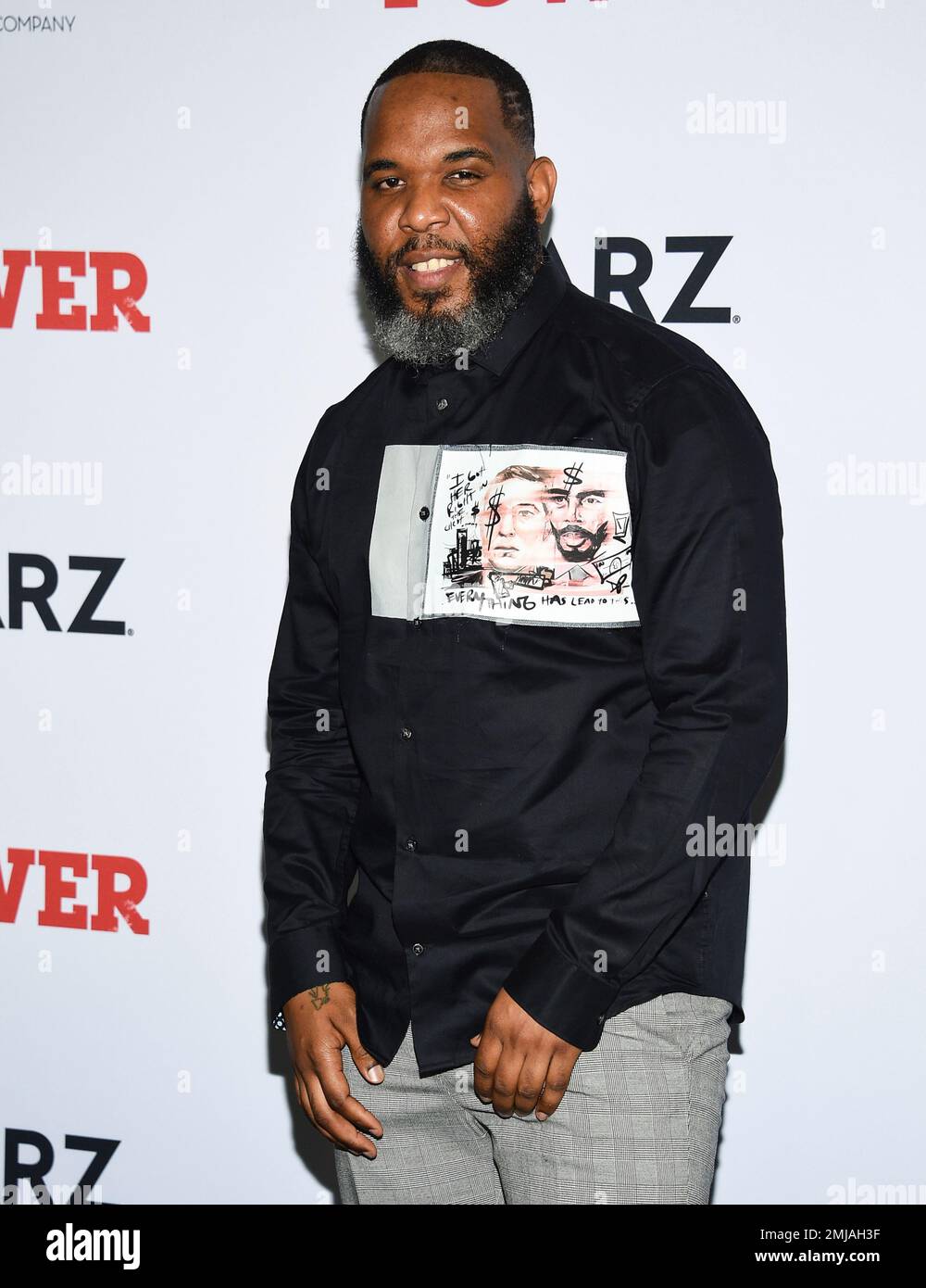 Demont Pinder attends the world premiere of the Starz television series ...