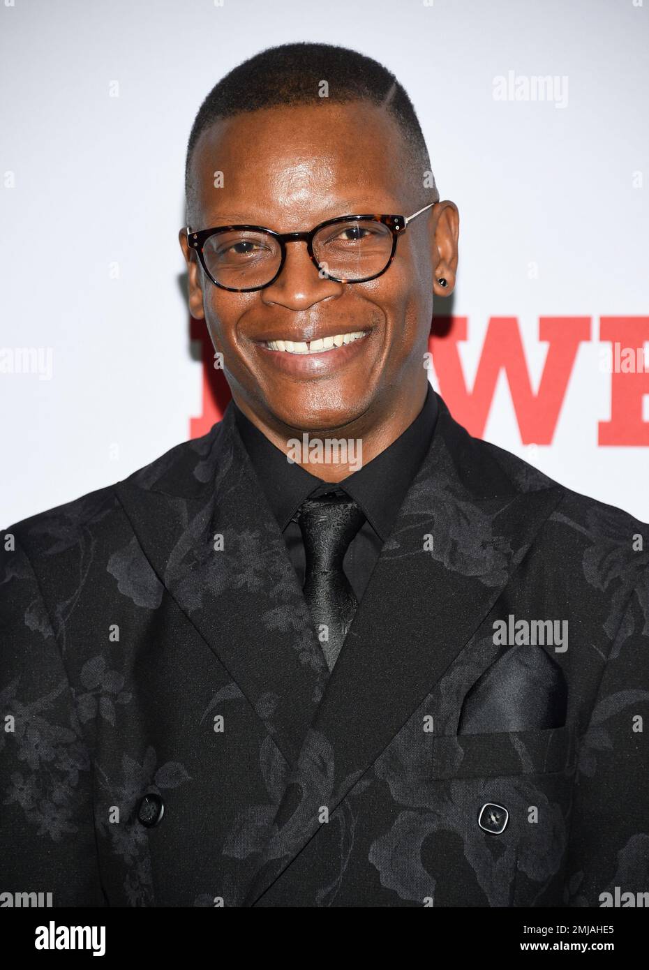 Lawrence Gilliard Jr. attends the world premiere of the Starz ...