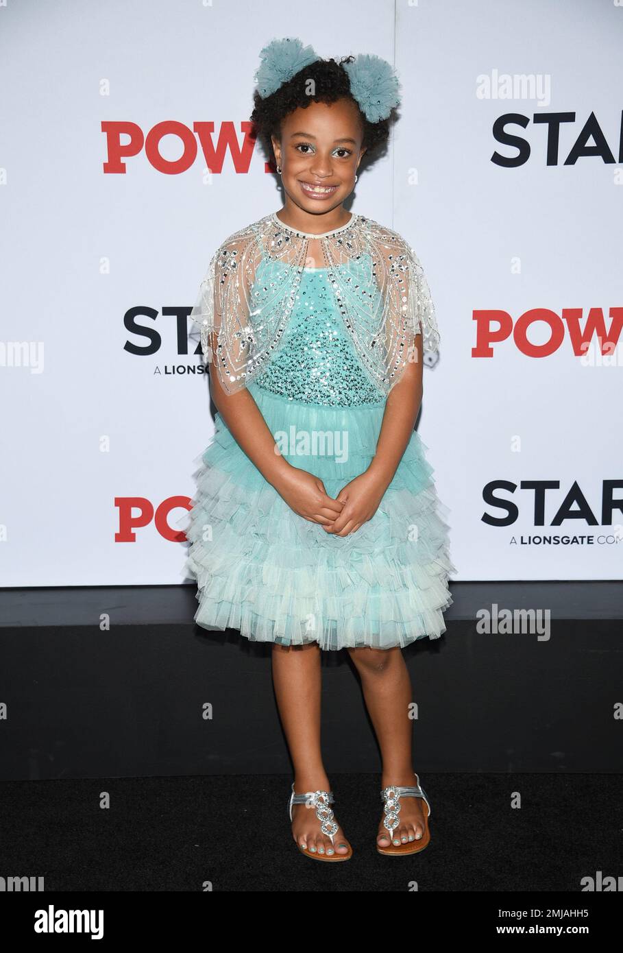 Amaya Carr attends the world premiere of the Starz television series ...