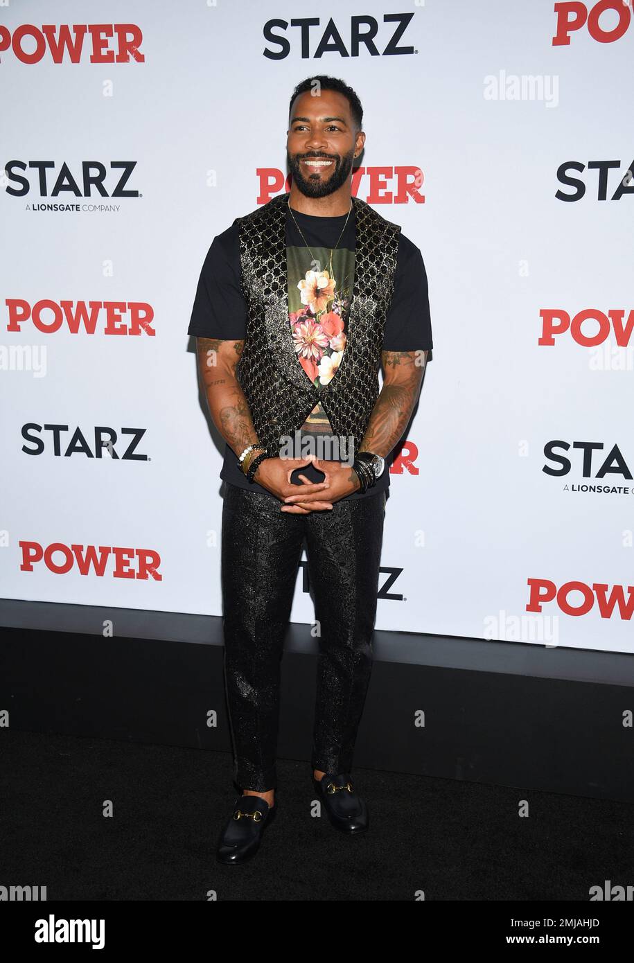 Actor Omari Hardwick attends the world premiere of the Starz television ...