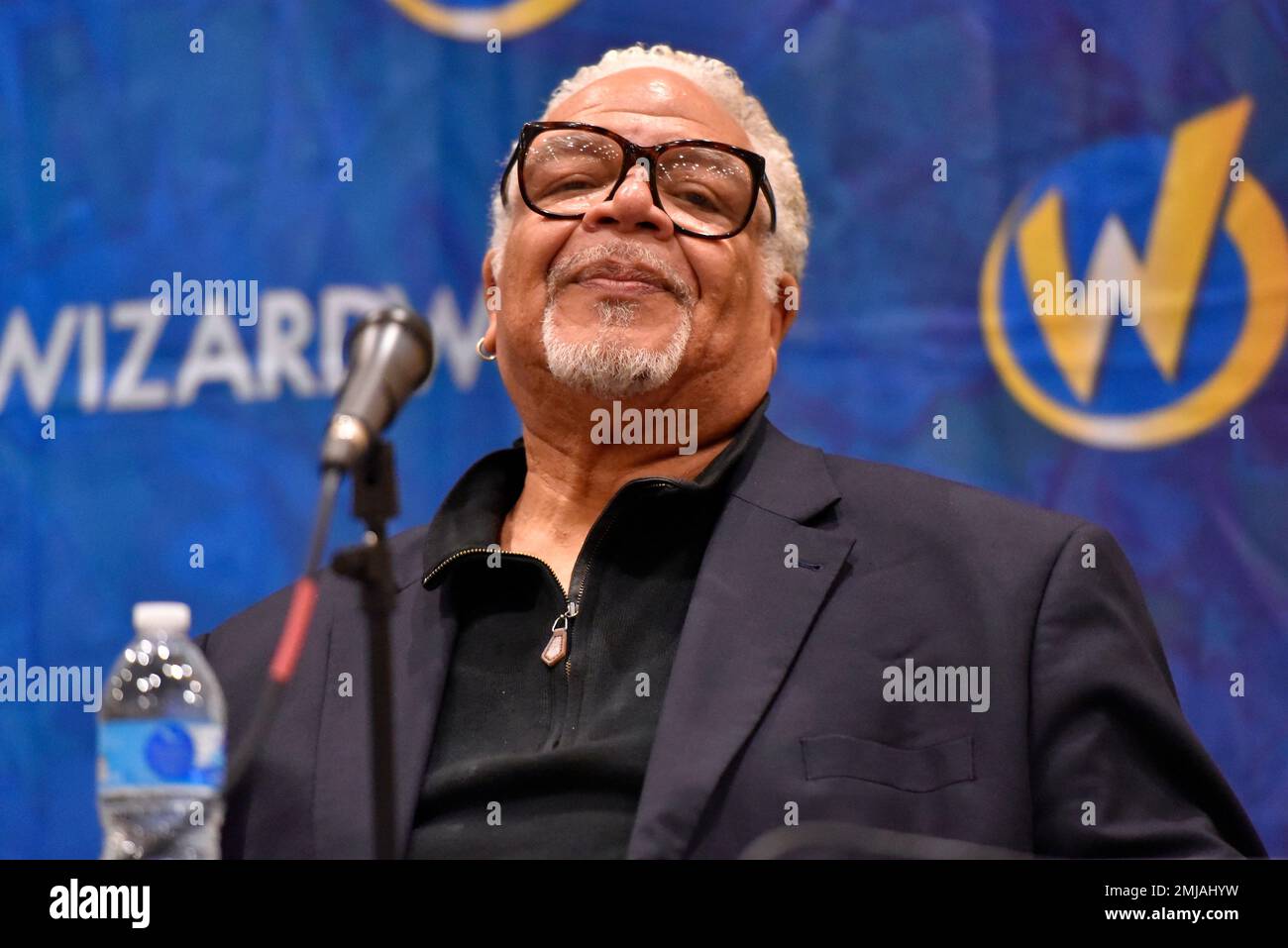 Ken Page participates during a Q&A panel on day three at Wizard World ...