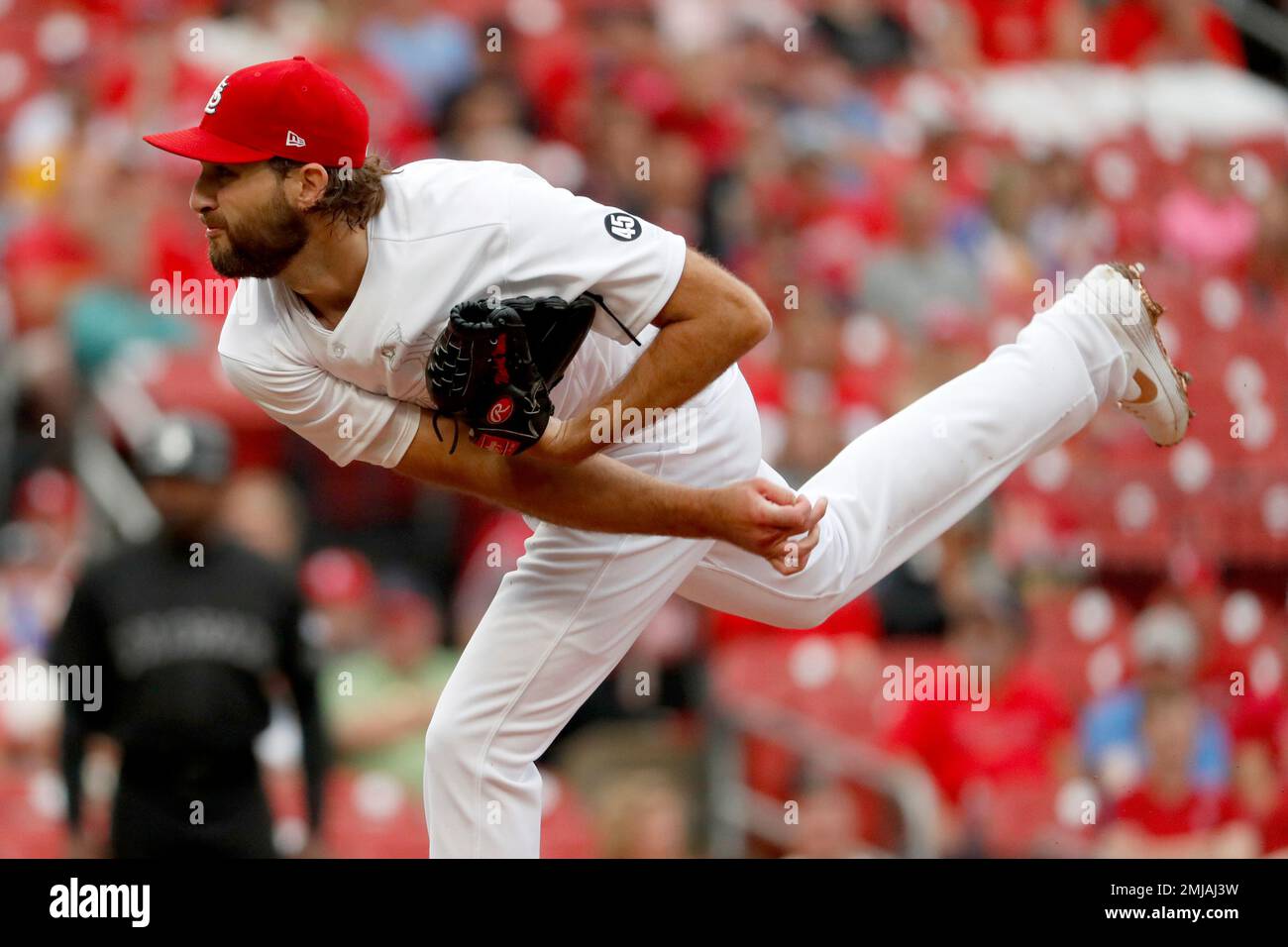 St. Louis Cardinals starting pitcher Michael Wacha throws during the ...