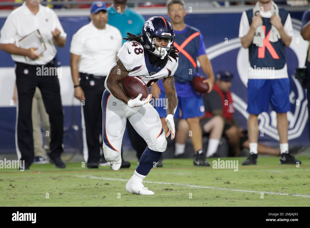 Denver Broncos running back Devontae Jackson (48) during an NFL ...