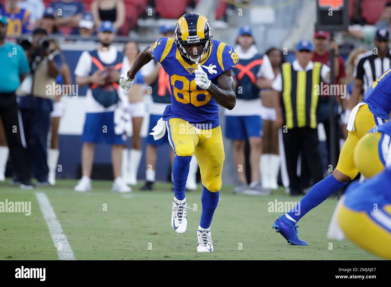 Los Angeles Rams wide receiver Mike Thomas (88) during an NFL preseason ...