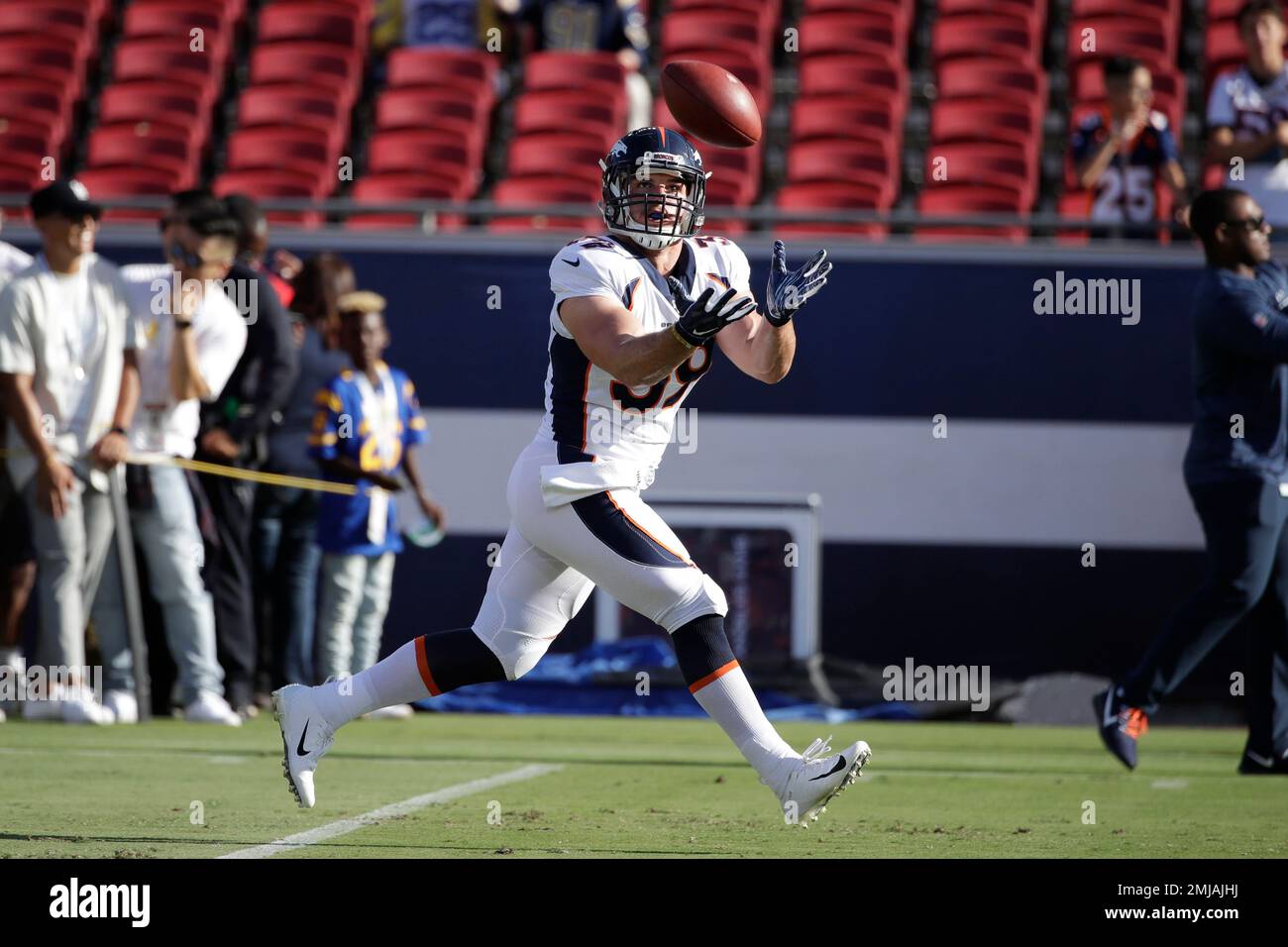 Denver Broncos running back George Aston (39) during an NFL preseason ...
