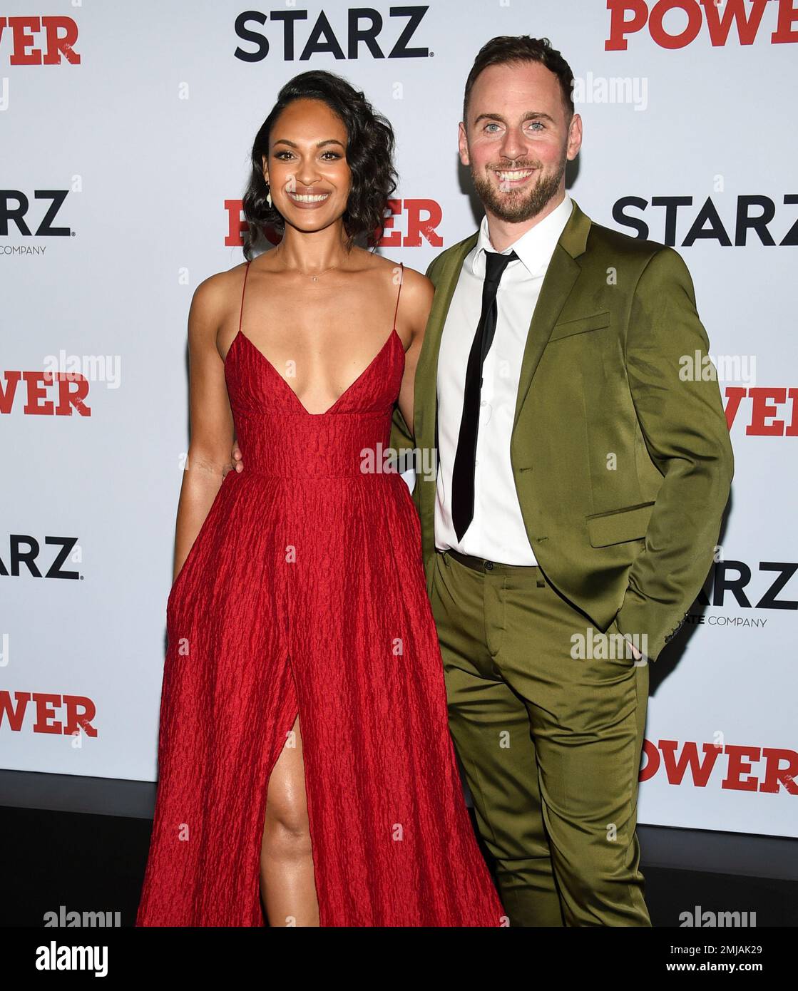 Cynthia Addai-Robinson, left, and Thomas Hefferon attend the world ...