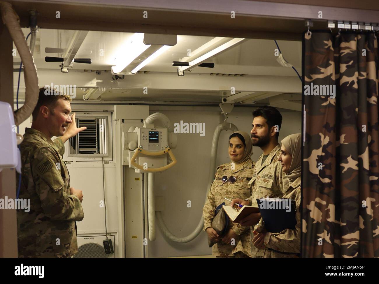 Kuwait Army doctors, Lt. Col. Hussain Al-Saraf, Sgt. Maj. Mona Mubarak ...