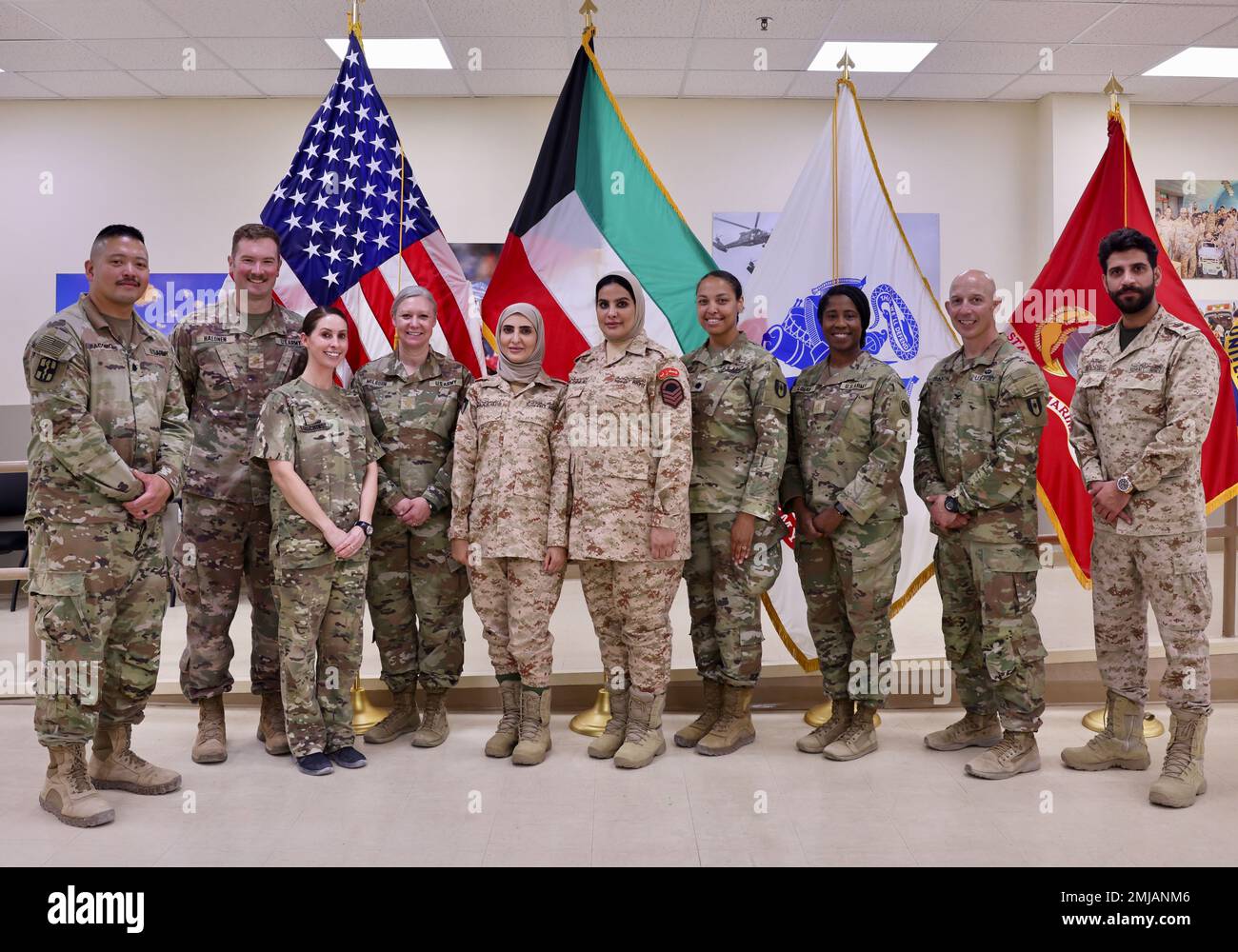 Kuwait Army doctors, 531st Hospital Center, and Area Support Group ...