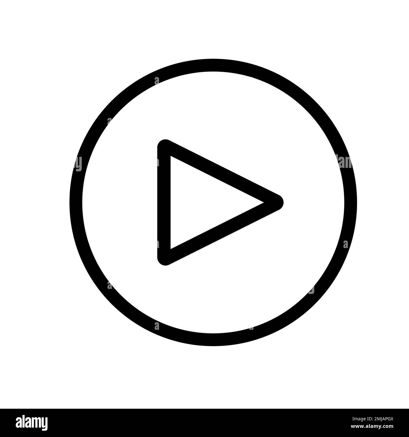 Play icon, Play icon vector, in trendy flat style isolated on white ...