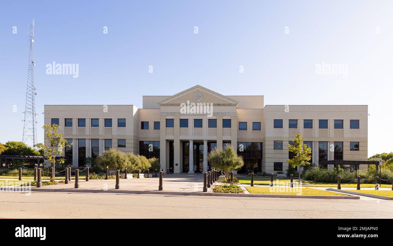 Denton, Texas, USA - October 19, 2022: The Denton County Courthouse ...